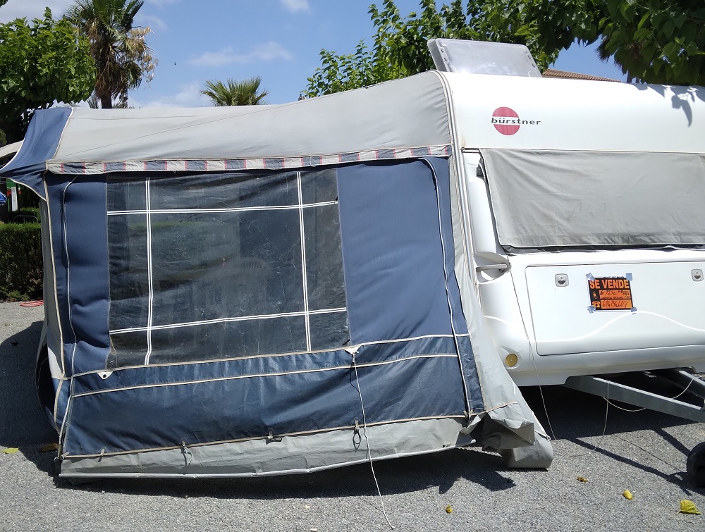 Burstner Touring Caravan & Awning For Sale On Camping Raco Campsite In ...